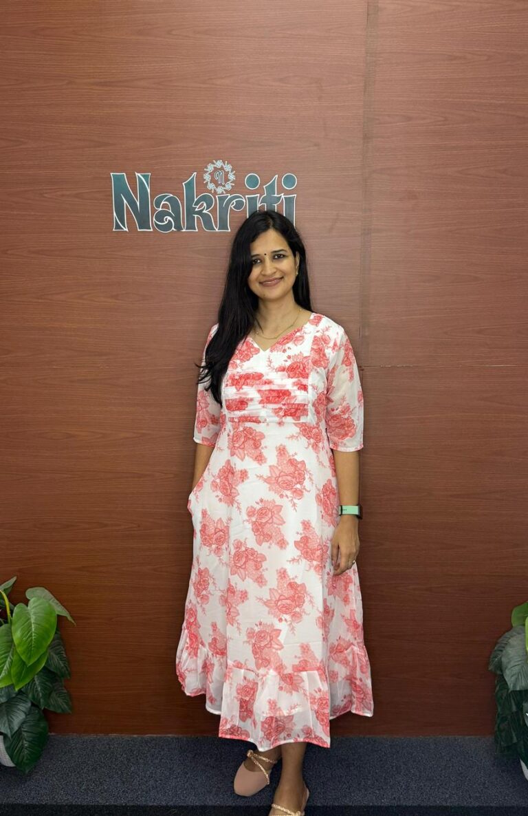 Floral georgette frock – Nakriti