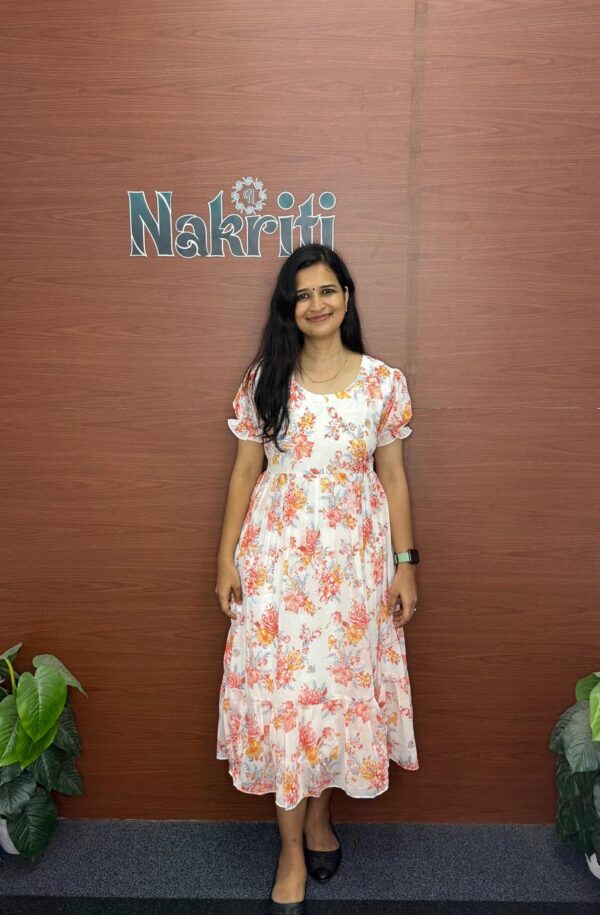 Floral georgette frock – Nakriti