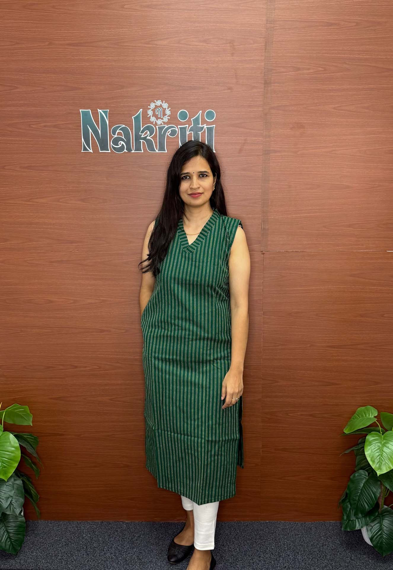 Handloom cotton kurti – Nakriti